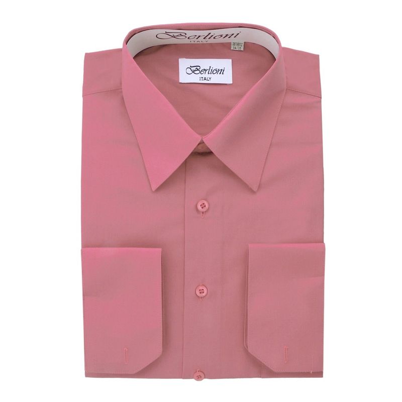 French Convertible Shirt | N°214 | Rose – Berlioni Shirts